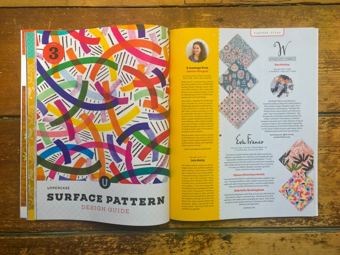 A peek inside the stunning UPPERCASE Surface Pattern Design Guide | Pitter Pattern